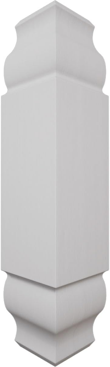 Amazon.com: 1 1/8"W x 5 3/32"H x 1 1/8"P Americraft Solid Paint Grade ...