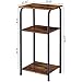 Amazon.com: Tajsoon Tall End Table 3 Tier 30 Inch Narrow Side Table ...