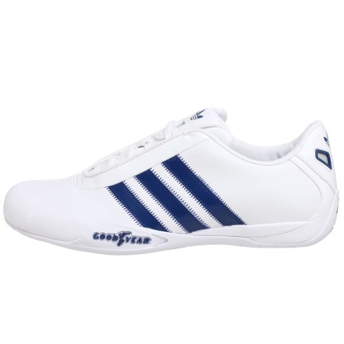 Buy adidas Originals Men's Goodyear Race Driving Shoe,White/Blue/White ...