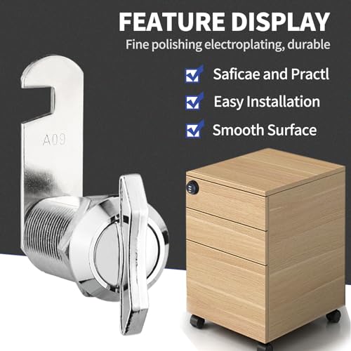 Snapklik.com : Thumb Operated Offset Cam Lock, 1-1/8 Inch Replacement ...