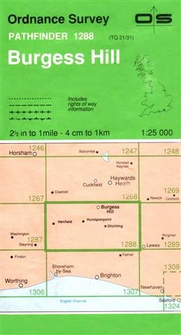 Burgess Hill (Sheet 1288 (TQ21/31)) (Pathfinder maps): Amazon.co.uk ...