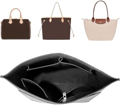 GADITIEK Felt Bag Organiser Insert for Longchamp Le Pliage, Large Beige ...