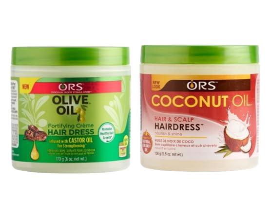 Amazon.com: ORS Olive Oil Fortifying Crème Hair Dress Coconut Oil Hair ...