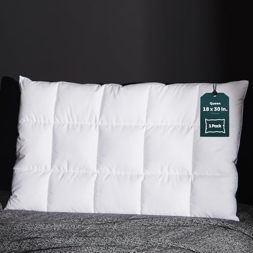 Amazon.com: Three Geese Ultra Thin Flat Goose Down Feather Pillows for ...