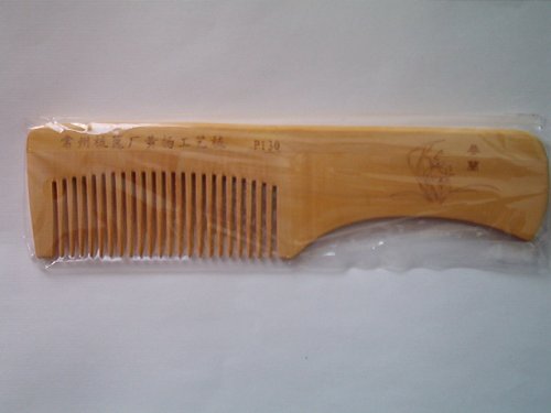Amazon.com : Baixiang Wooden Hair Comb with Handle : Hair Combs ...