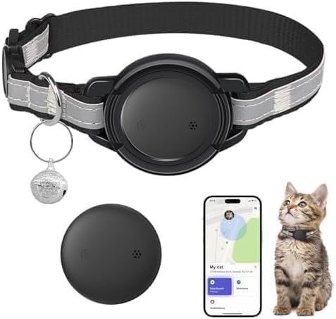 Cat Tracker - Real -Time GPS Tracker for Cats - No Monthly Fee - Works ...