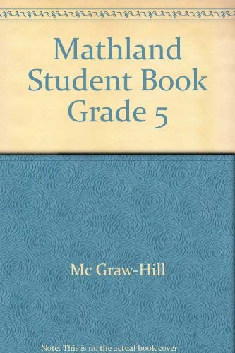 Mathland Student Book Grade 5: Mc Graw-Hill: 9780762213054: Amazon.com ...