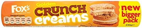 Fox's Golden Crunch Creams Biscuits 230G : Amazon.co.uk: Grocery