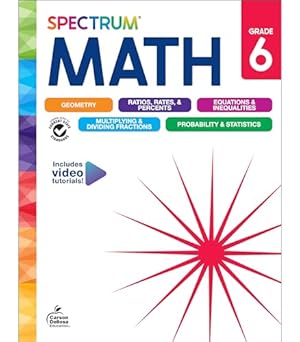 The IXL Ultimate 6th Grade Math Workbook, Activity Book for Kids Ages ...