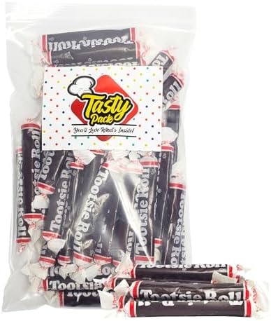 Amazon.com : Rolls Full Size Chocolate Soft Chews Candy Bulk Set ...