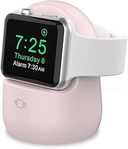 AhaStyle iWatch Charging Stand Silicone Dock Holder for Apple Watch ...