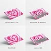 Amazon.com: HK Studio Card Skin Sticker Pink Hearts for Transportation ...