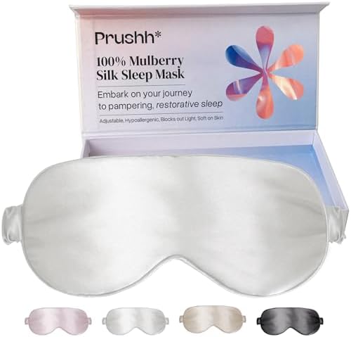 Amazon.com: 1 Pack Sleep Mask, Silk Eye Mask with Elastic Strap ...