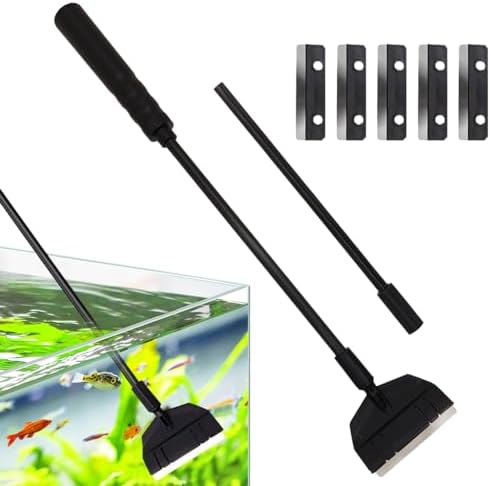 Buy Qpets® Aquarium Algae Scraper Set, Aquarium Accessories with 1 PCS ...