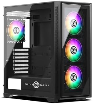 Amazon.in: Buy Circle Defender ZX3 Mid- Tower Computer Case | Gaming ...