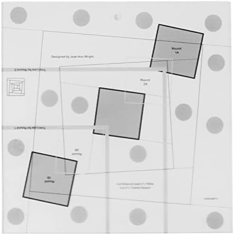 Log Cabin Quilt Ruler Transparent Acrylic Quilting Ruler Creative Grids ...