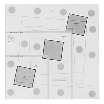 Amazon.com: Clear Acrylic Quilt Ruler, Log Cabin Trim Tool (10 Inch ...