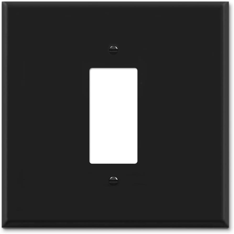 OVERSIZED Metal Switch Plate, 2 Gang Jumbo Decora Cover Plate (for 1 ...