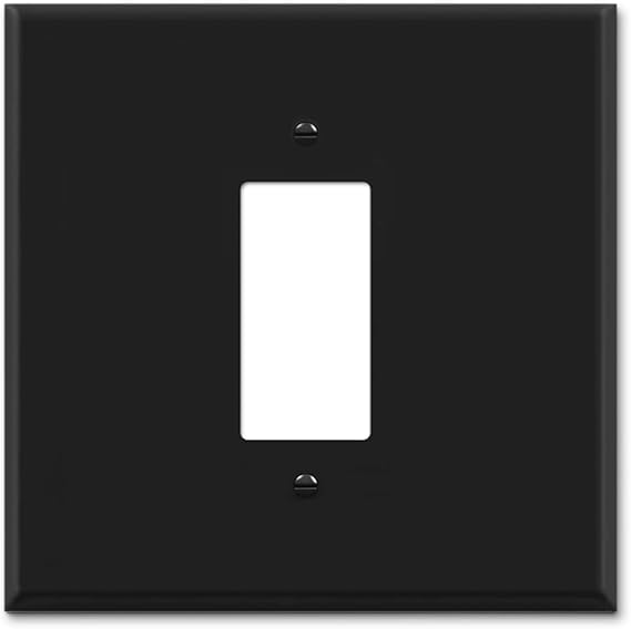 OVERSIZED Metal Switch Plate, 2 Gang Jumbo Decora Cover Plate (for 1 ...