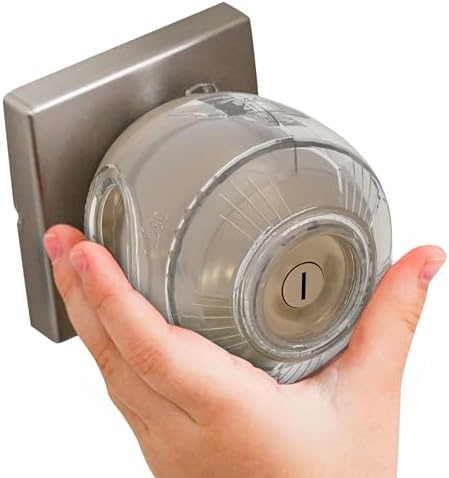 Amazon.com: Child Safety Door Knob Cover (4 Pack) Hard-to-Remove Dual ...