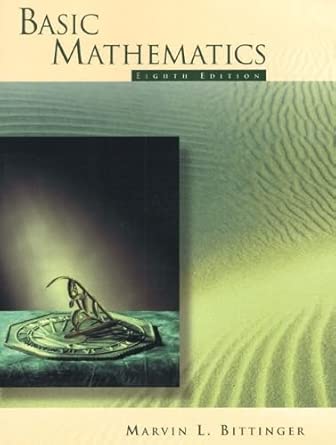 Basic Mathematics (8th Edition): Bittinger, Marvin L.: 9780201959581 ...