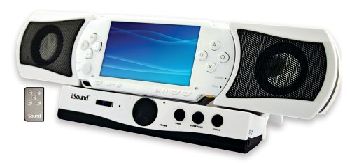 I.Sound Theater Speaker System With Wireless Remote For PSP - White ...