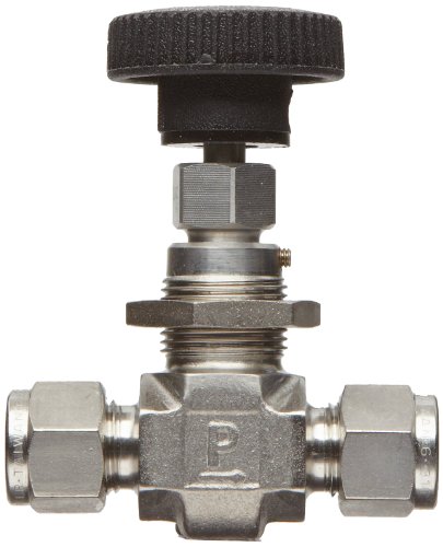 Parker NP6 Series Stainless Steel 316 Needle Valve, Inline, Hand Wheel ...