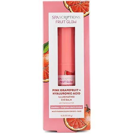 Amazon.com : SpaScriptions Fruit Glow- Pink Grapefruit + Hyaluronic ...
