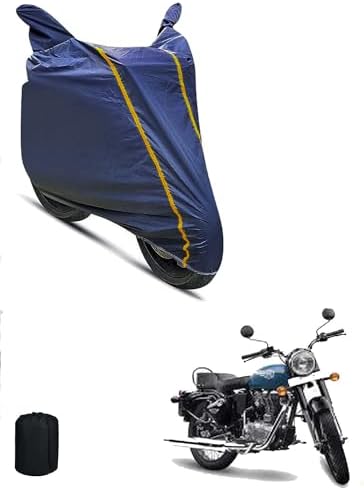 Autobirsa Waterproof Bike Cover for Royal Enfield Bullet 350 with Free ...