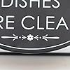 Amazon.com: Reversible Freestanding Black Metal Sign, 2-Sided Tabletop ...