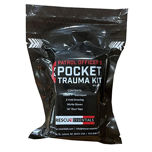 Pocket Trauma Kit, IFAK for Bleeding Control, Vacuum Sealed with Tear ...