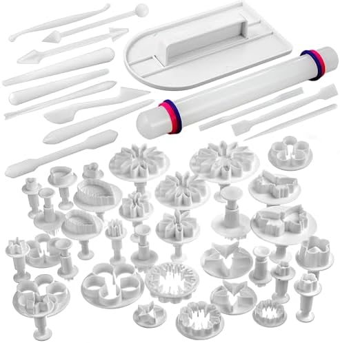 Amazon.com: 4pcs Fondant Icing Smoother Polisher for Cake Decoration ...