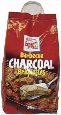 BBQ Barbecue Fuel Express Charcoal Briquettes Weight 5KG 702421 ...