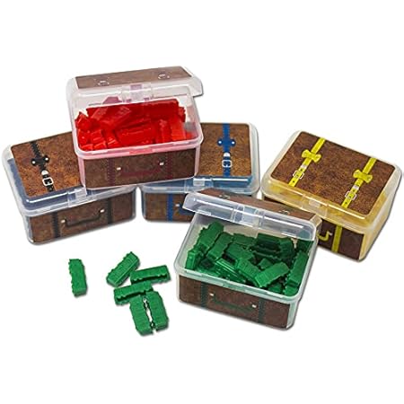 Amazon.com: 32 Pcs Mixed Sizes Clear Game Tokens Storage Containers ...