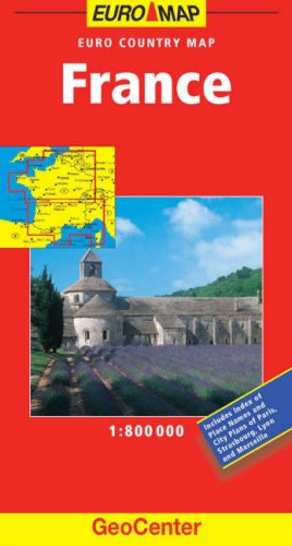 France Euro Map (GeoCenter Euro Map): 9783829763936: Amazon.com: Books