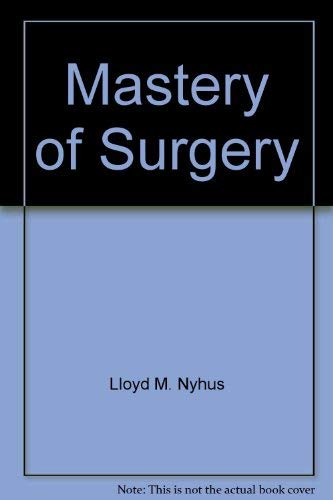 Buy Mastery of surgery Book Online at Low Prices in India | Mastery of ...