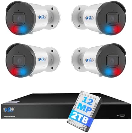 Amazon.com : GW Security 8 Channel NVR UltraHD 12MP (4096x3072) Face ...