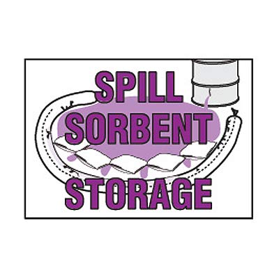 5" X 7" Spill Sorbent STORAGE5" H x 7" W Super-Stik Adhesive Pack of 5 ...