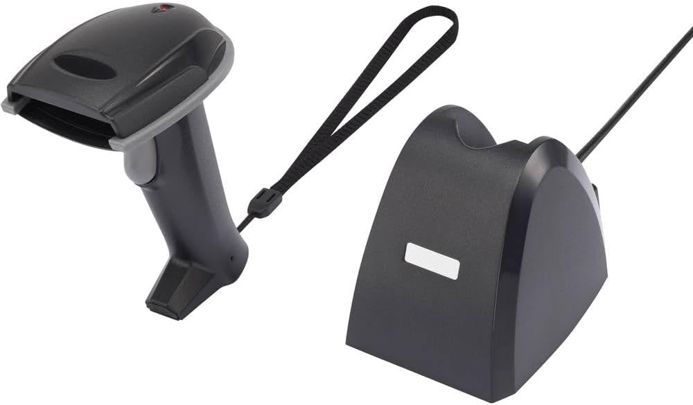 Renkforce iCR6307ABU Barcode-Scanner Funk 1D LED black Hand-Scanner USB ...