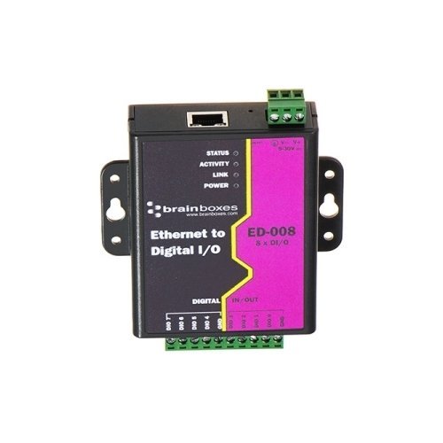 Buy Brainboxes ED-008 ETHERNET TO 8 DIGITAL IO PORTS 8 DIGITAL INPUT ...