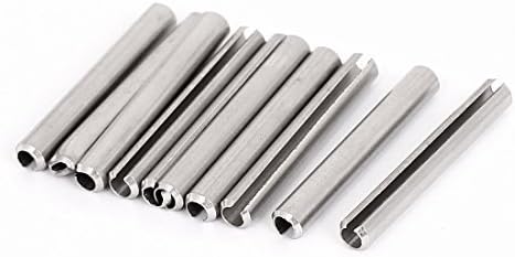 sourcing map 10Stk. M5x40mm Edelstahl Hohlsplinte Spannhülsen ...
