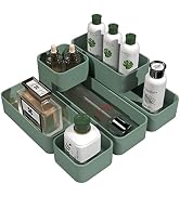 Amazon.com: CHANCETSUI 11-Piece Stackable Drawer Organizer Set, Multi ...