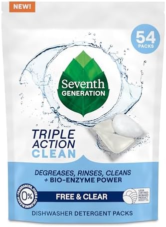 Amazon.com: Seventh Generation Triple Action Clean Automatic Dishwasher ...