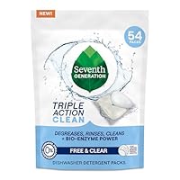 Seventh Generation Triple Action Clean Automatic Dishwasher Detergent ...