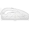 Liquidraw Pattern Maker Pattern Marking Ruler - Metric : Amazon.co.uk ...