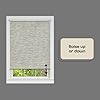 Amazon.com: Cordless Privacy Jute Window Roller Shade - 72 Inch Width ...