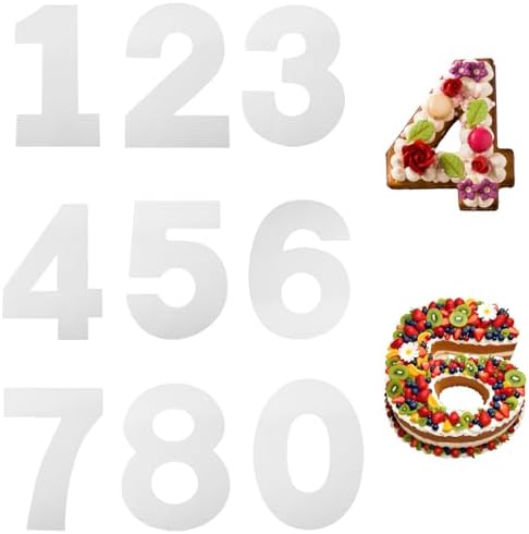 Amazon.com: 12 Inch Large Size Number Cake Mold Baking Forms Moulds, 9 ...