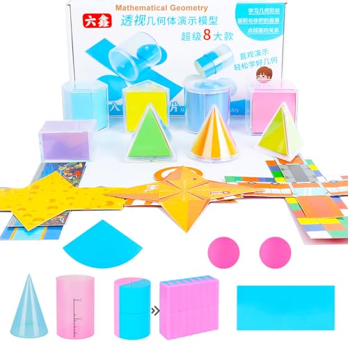 Snapklik.com : 3D Geometric Solids Geometric Shapes 8 Solids Shapes And ...