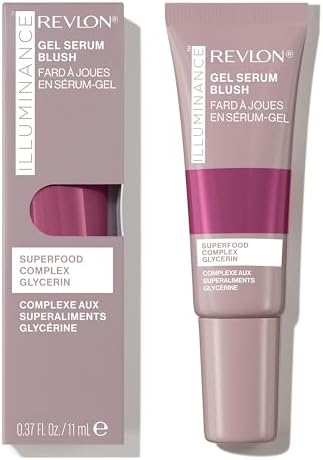 Amazon.com : Revlon Illuminance Gel Serum Blush, Visibly Plump Cheeks ...
