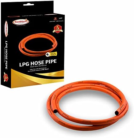 SURAKSHA HP Safe Quality ISO Certified LPG Hose Flexible Rubber Gas ...